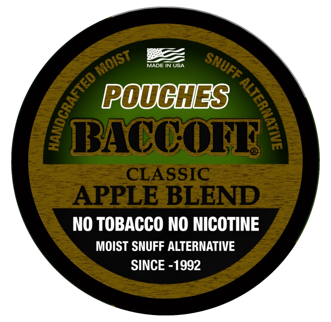 BaccOff, Classic Apple Blend Pouches, Premium Tobacco Free, Nicotine ...