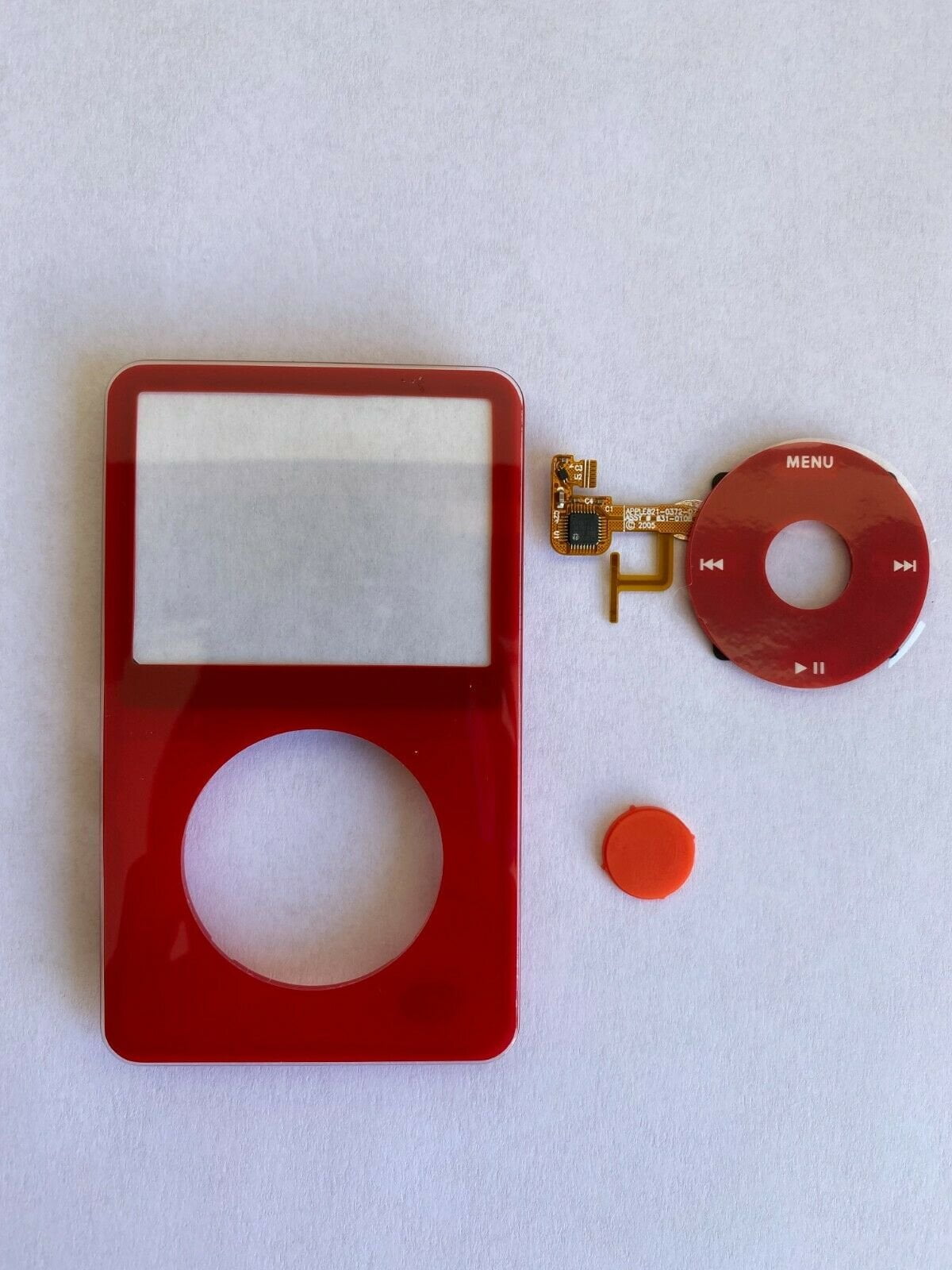 Red Face Plate Clickwheel Button For Apple iPod Classic 5th Gen ...