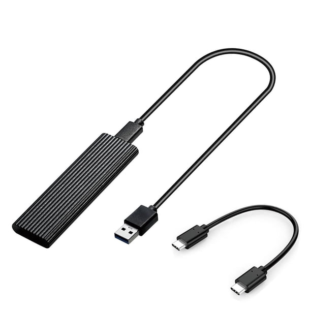 Mistaha M.2 SATA NVME to USB 3.1 Hard Drive Enclosure Dual Protocol ...