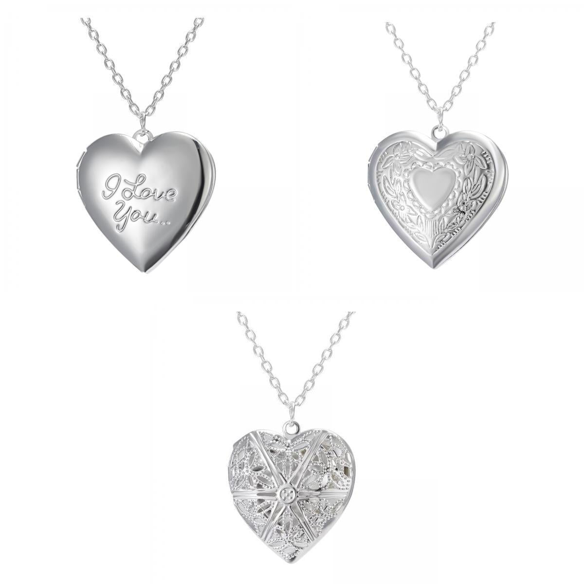 3 collares con medallón para fotografía con fotografía, medallones ...