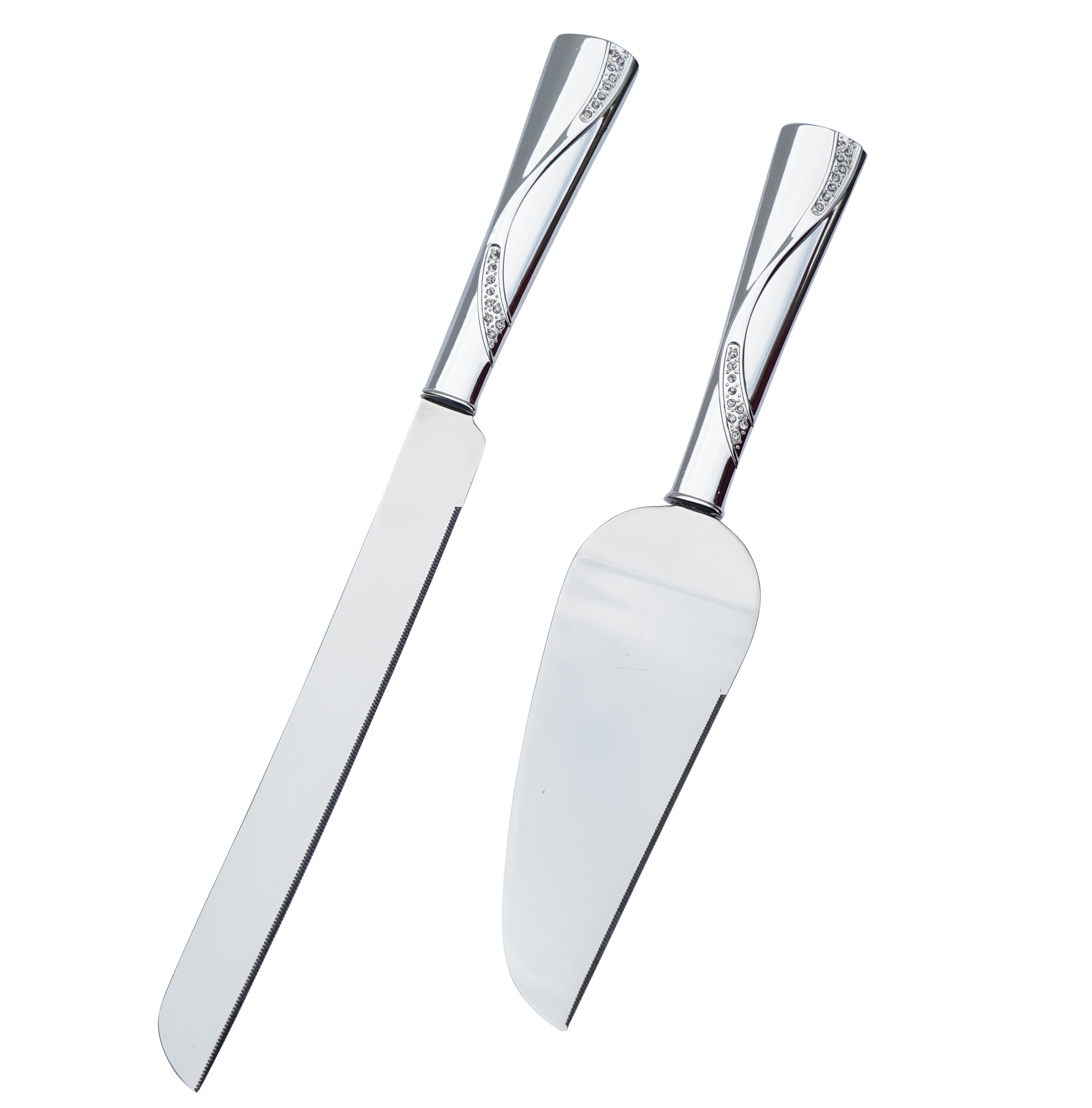 Regal Collection Cake Knife & Serving Set in Silver - Walmart.com