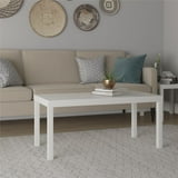 Mainstays Parsons Coffee Table - White Finish - Walmart.com