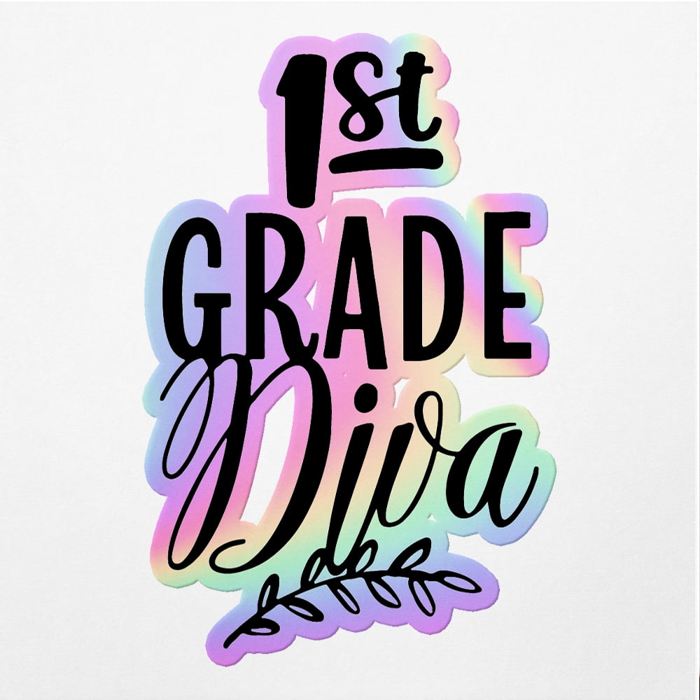 Vinyl Stickers Decals Of St Diva School Quote - Apply On Any Smooth ...