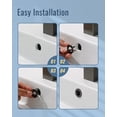 Bathroom Sink Overflow Ring: 2 Pack Solid Brass Bathroom Vessel Sink ...