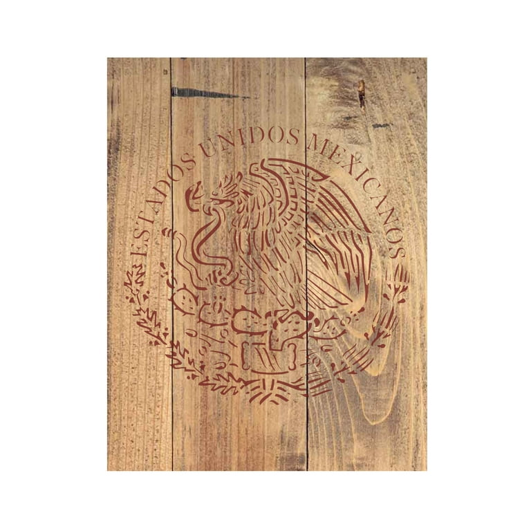 Mexican Flag Center Stencil