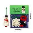 Christmas Button Art Set With Precuts Designs For Handmade Tree ...