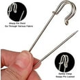 Safety Pins Heavy Duty Large Safety Pins Steel 50 Pcs for Blankets, Clothing, Skirts, Kilts ...