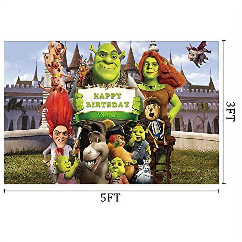 Shrek Party Background - Cartoon Photo Backdrop for Australia | Ubuy