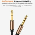 2pcs 6.5mm Jack Audio Cable Braided for Guitar Mixer Amplifier 1.8M Jack Cord Male to Male AUX ...
