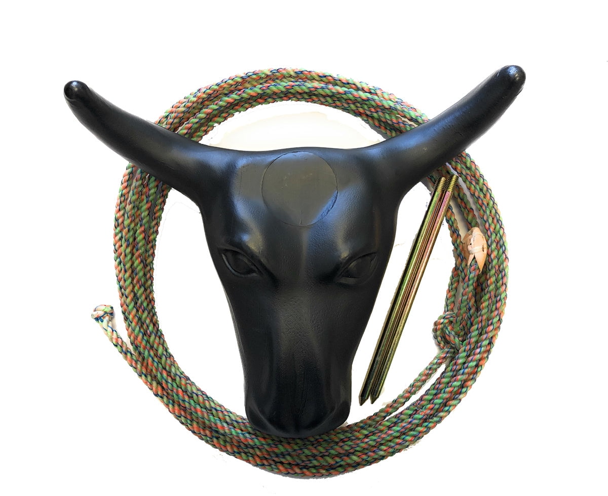 Aj Tack Steer Head Black And White Plastic Steer Head – Smart Horse ...