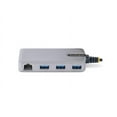 StarTech 3 USB-A Port USB-C Hub with Ethernet 5Gbps Bus Powered ...
