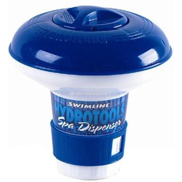 SplashTech Mini Floating Chlorine Dispenser for 1-inch Tablets ...