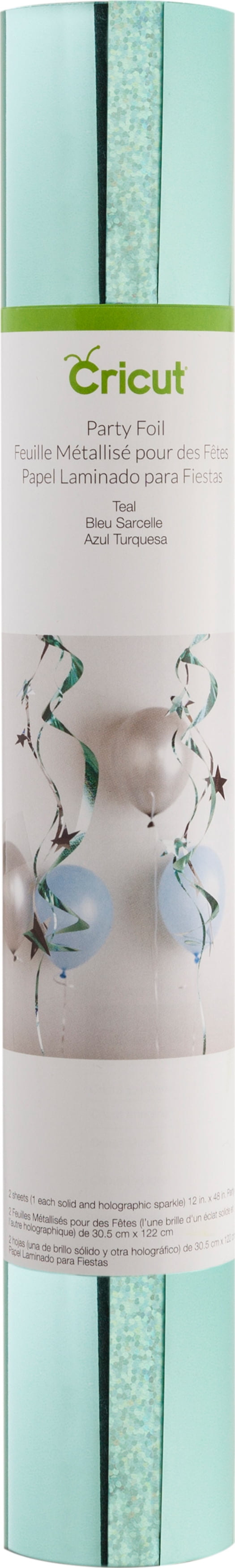 Cricut Party Foil, Teal - 12"x48" - Walmart.com - Walmart.com