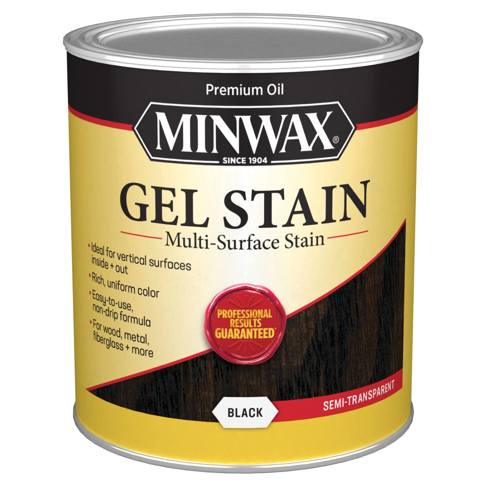 Tinte en gel para madera Minwax Black para superficies interiores, 946 ml | Bodega Aurrera en línea