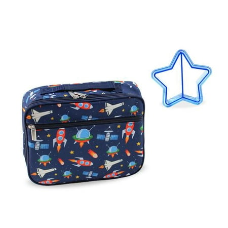 Keeli Kids Boy Outer Space Rocketship Lunch Box with Matching Sandwich ...
