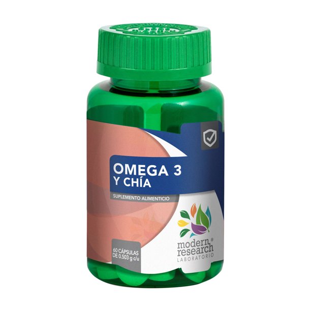 Omega 3 y Chía (60 tabletas) OC60 MODERN RESEARCH MODERN RESEARCH OC60 ...