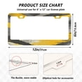 2-Pack Aluminum License Plate Frame with 2 Holes for Elliptical GM ...
