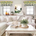 Kitchen Cafe Valance Curtain for Small Windows,Watercolor Farm Lemon ...