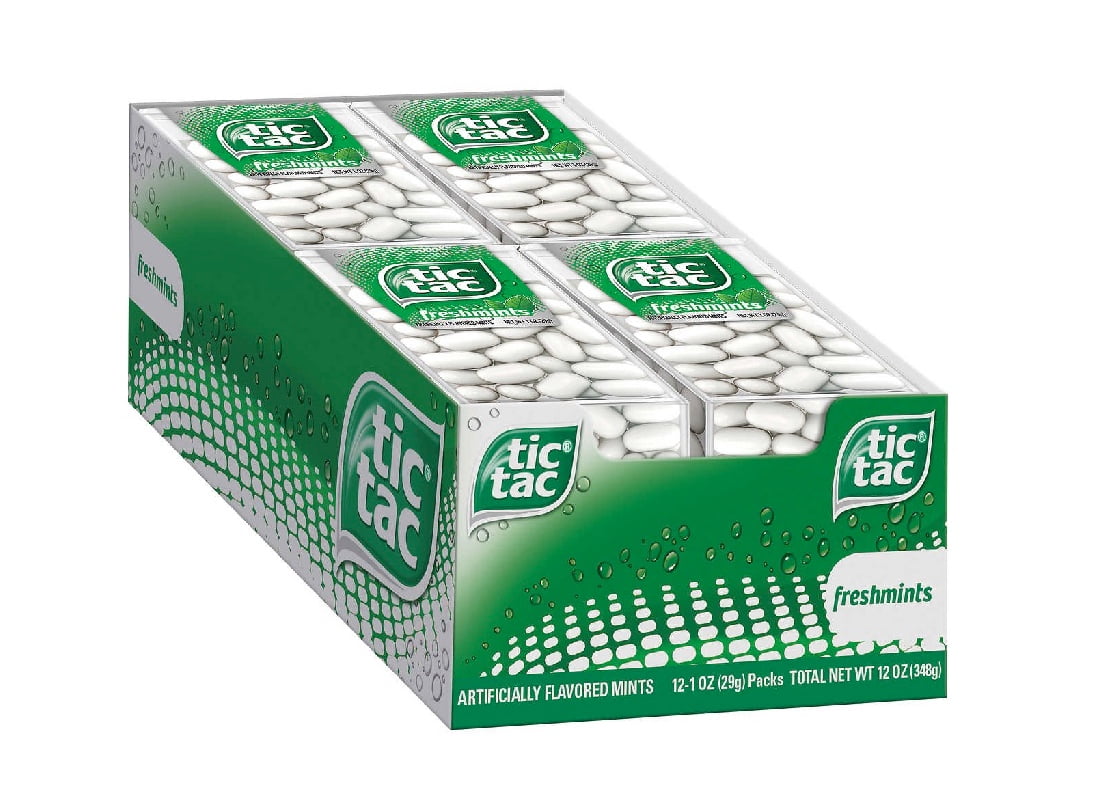 Tic Tac, Freshmint, 1 oz, 12 ct 1PK - Walmart.com