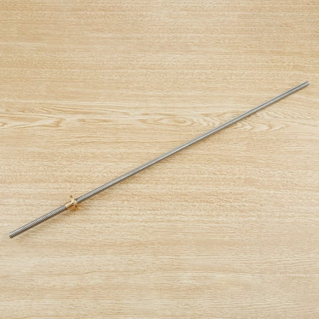 NEW T8 Lead Screw For RepRap 3D Printers Trapezoidal Screw Copper Nuts ...