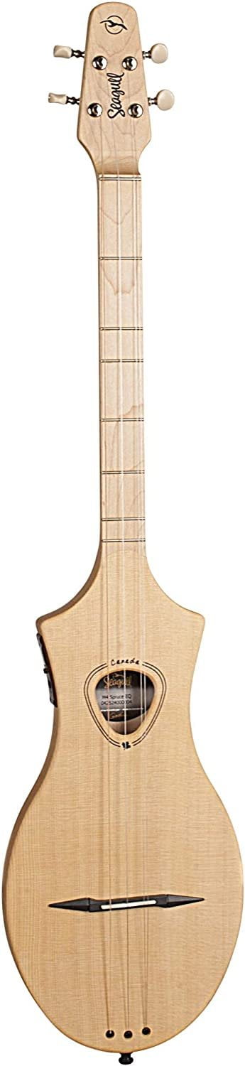 Seagull M4 Spruce EQ Dulcimer Guitar Gloss Natural - Walmart.com