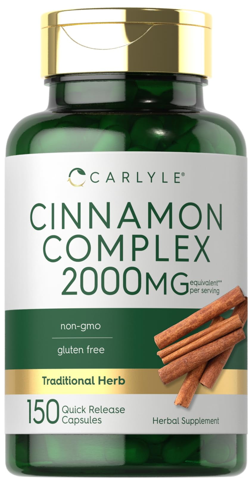 Suplemento Carlyle Ceylon Cinnamon Complex 150 cápsulas | Bodega ...