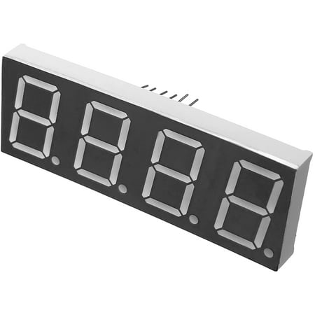 Othmro 1pcs Common Anode Display Digital Tube 4 Bit 7 Segment Black ...