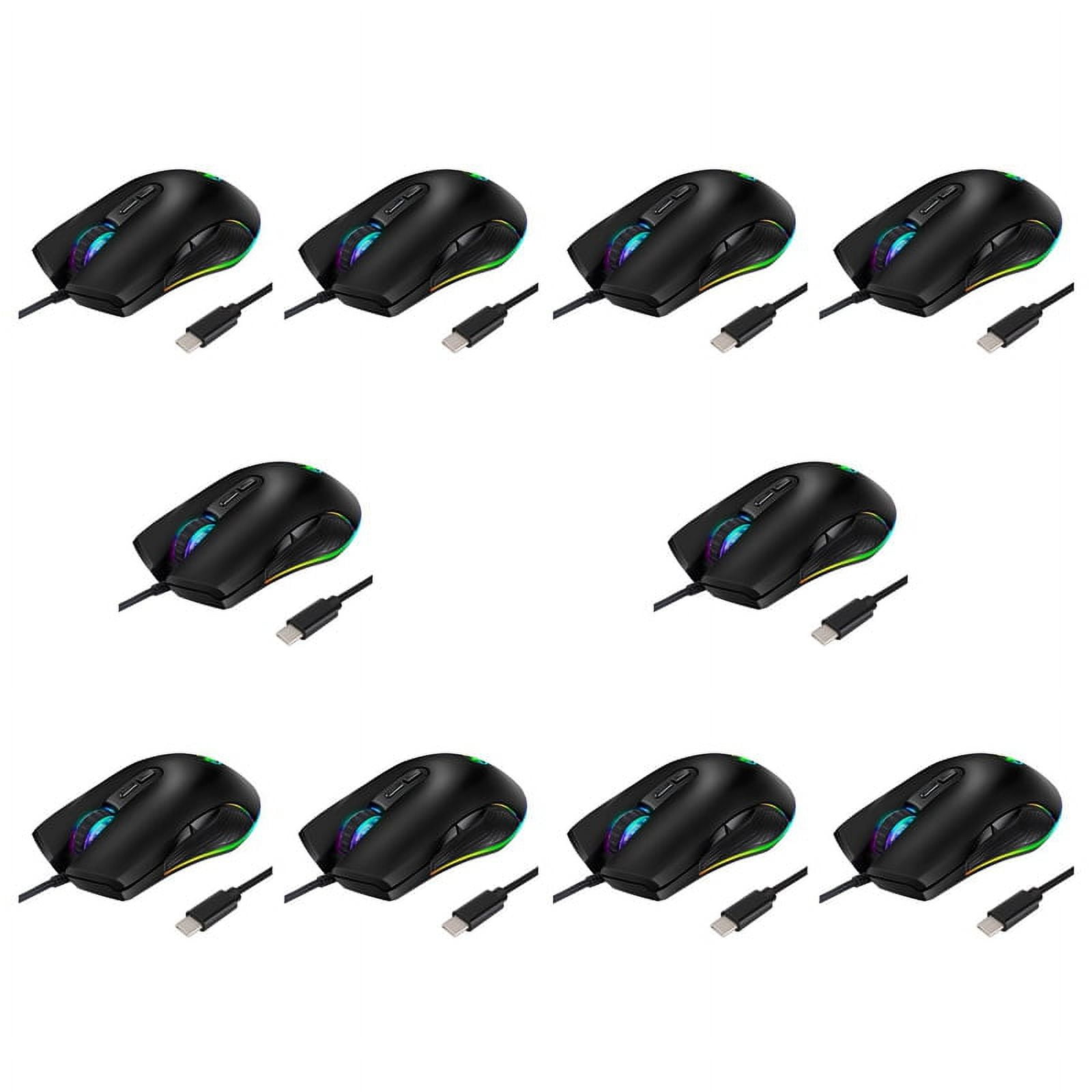 Click here for Unbranded 10x Usb C Mouse Type C Ergonomic Wired M... prices