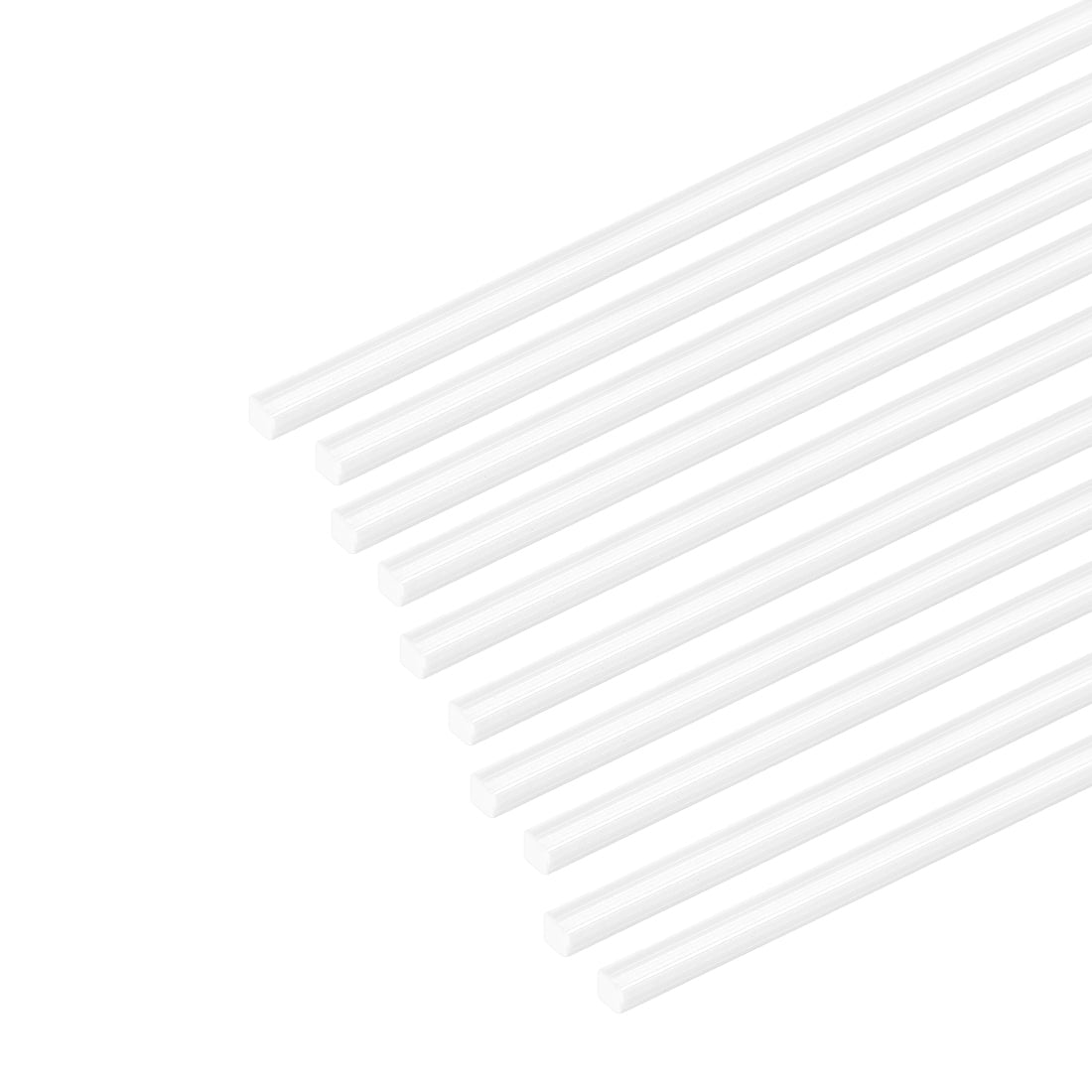 Uxcell ABS Plastic Square Bars Rod 0.06x0.06×20inch for Architectural ...