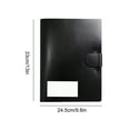 Multi-Functional A4 Document Storage Folder - Plastic Organizer with ...
