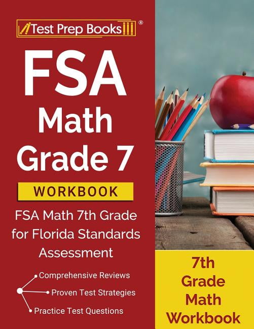 FSA Math Grade 7 Workbook: FSA Math 7th Grade for Florida Standards ...