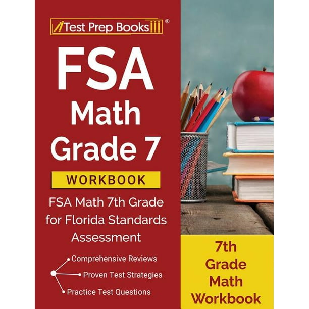 FSA Math Grade 7 Workbook: FSA Math 7th Grade for Florida Standards ...