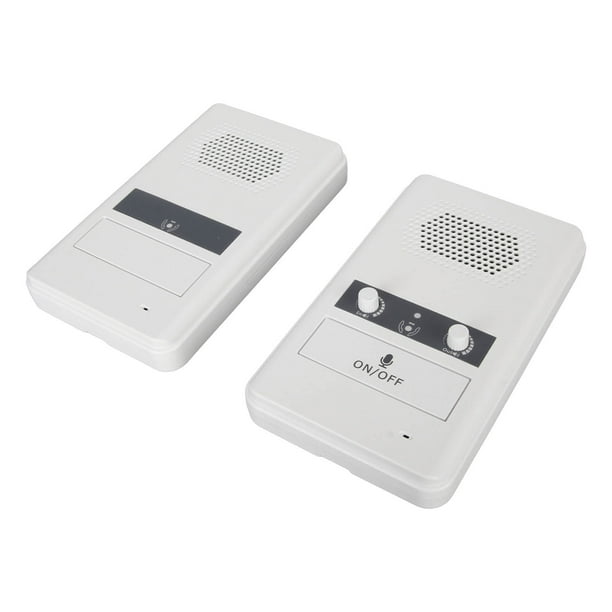 Dual Way Counter Intercom, Sensitive Mic Window Speaker Intercom ABS ...