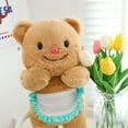 Soft Butter Plushes Bear with Movable Limbs, Interactive Stuffed Pillow ...