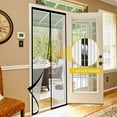Deluxe Hands-Free Magnetic Screen Door, Fits Doors up to 37 x 81 inches ...