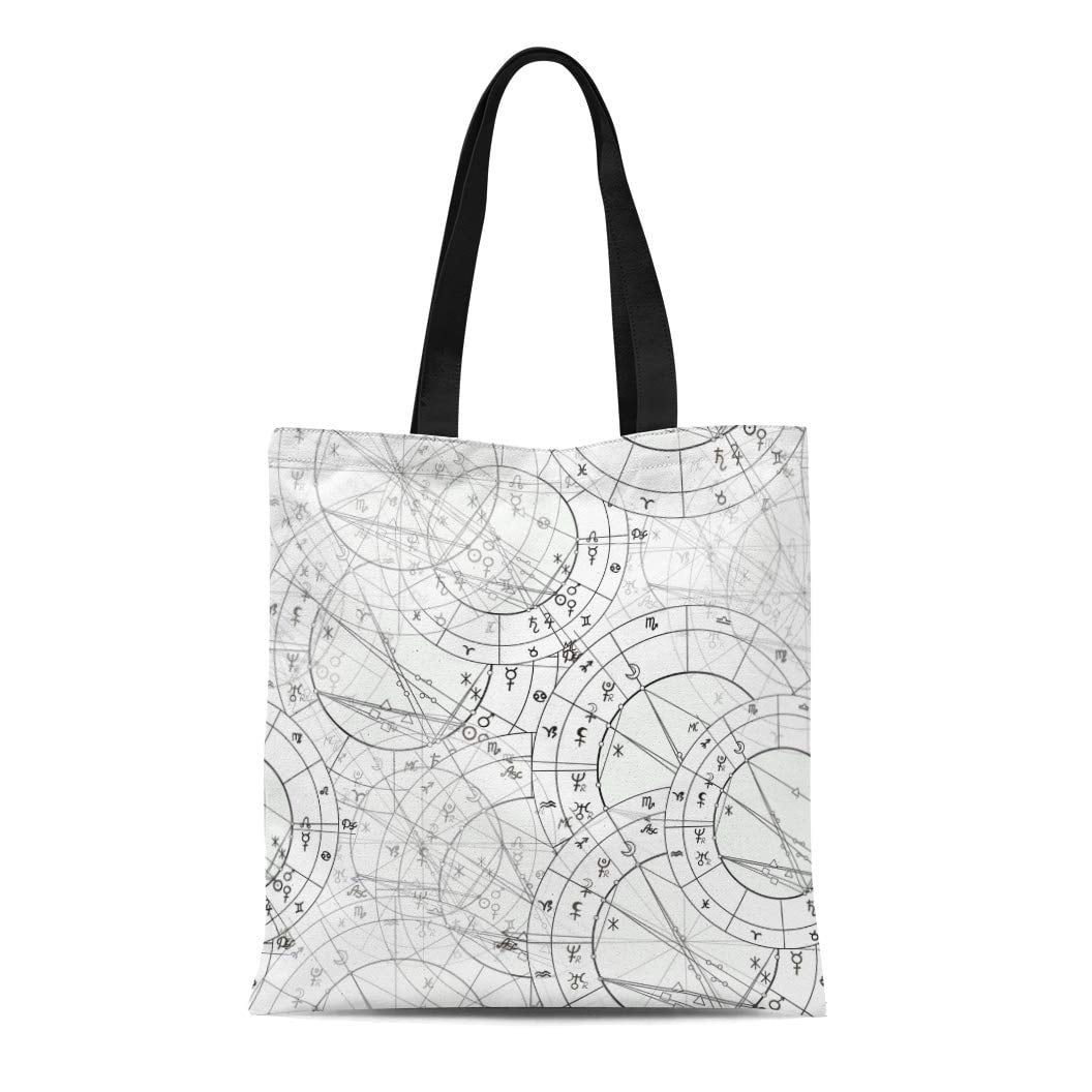 Click here for Poglip Canvas Tote Bag Astrology Natal Astrologica... prices