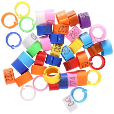 IGUOHAO 100Pcs Birds Foot Rings IGUOHAO Pigeon Tags Parrot Leg Bands ...