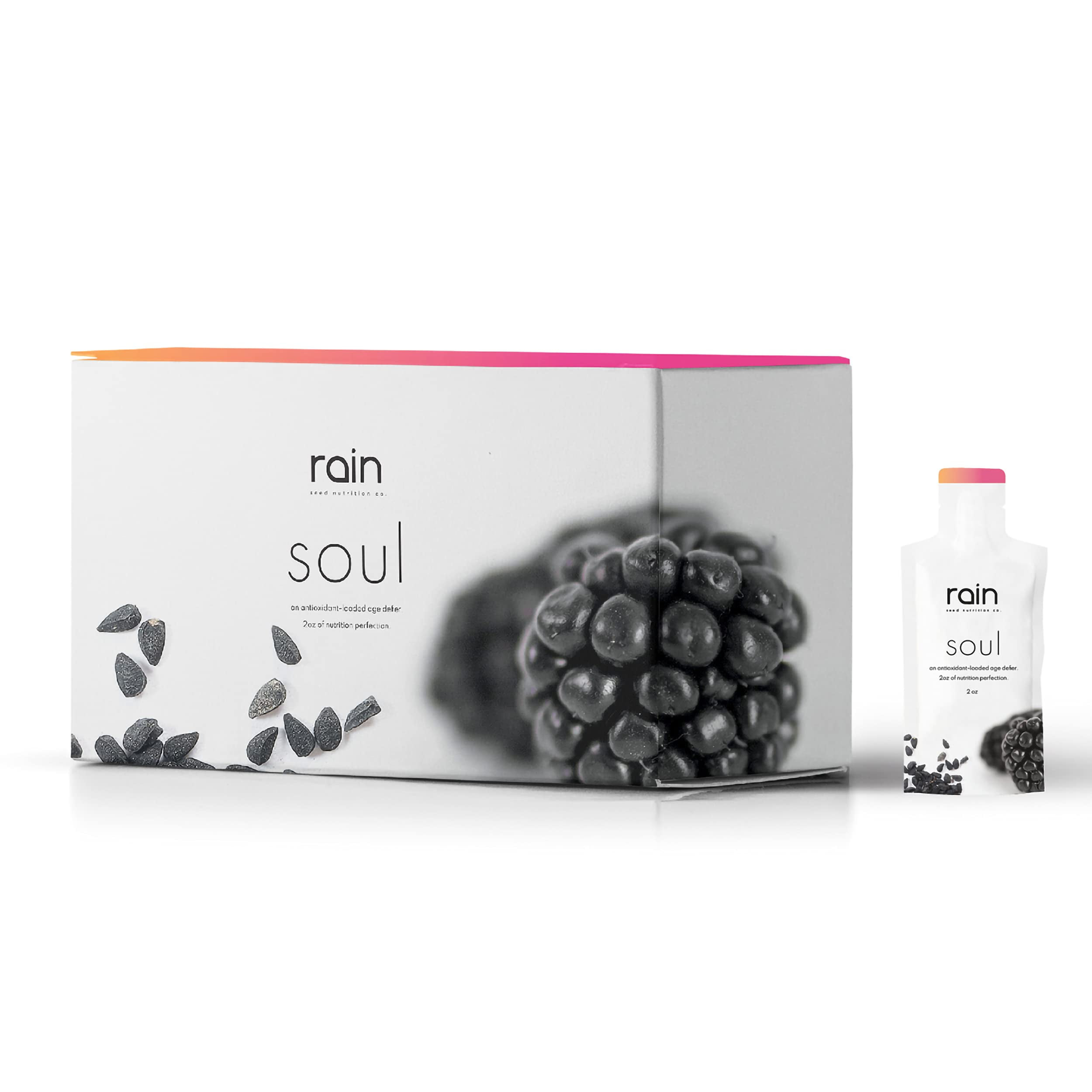 Suplemento antioxidante Rain Soul con superalimentos 60 ml (30 paquetes ...