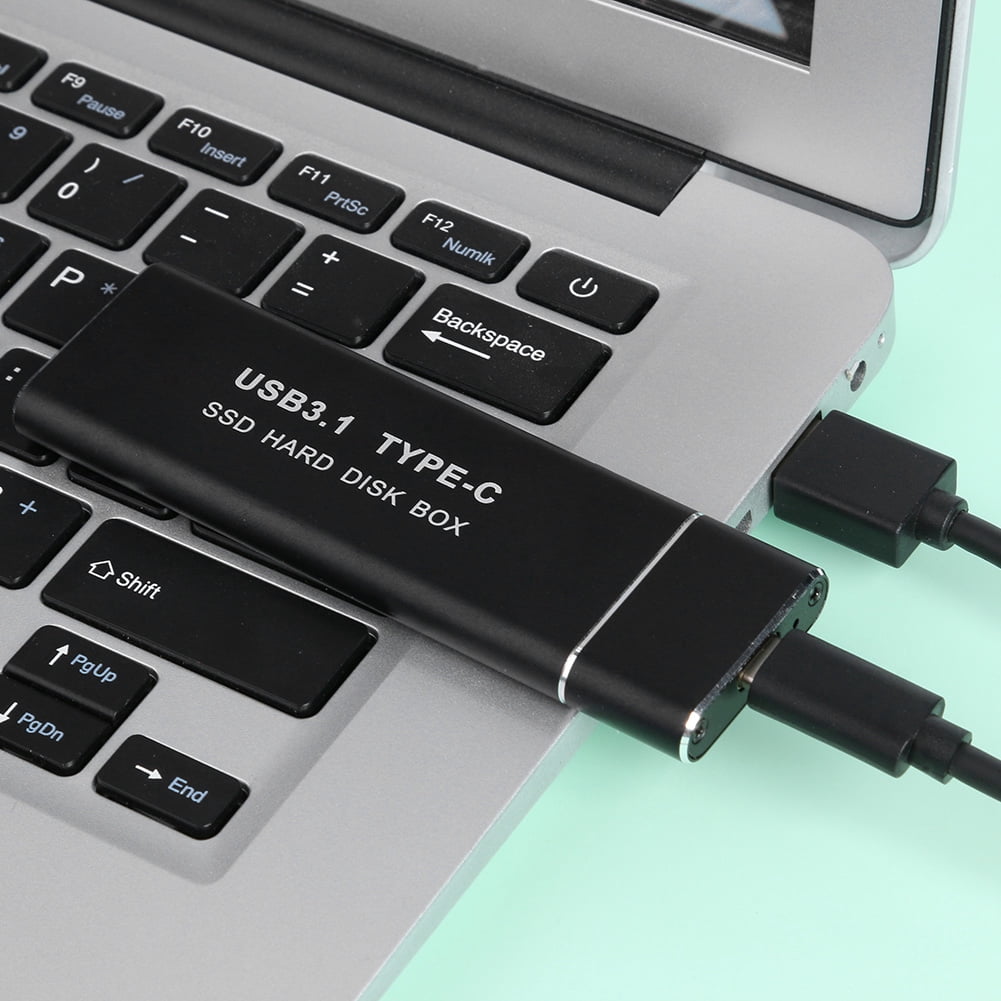 Hard Disk Drive Box M.2 M Key External SDD Enclosure NVME SSD Case USB3 ...