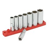 Hyper Tough 19 Piece 3/8 inch Drive Ratchet and Socket Set, Deep ...