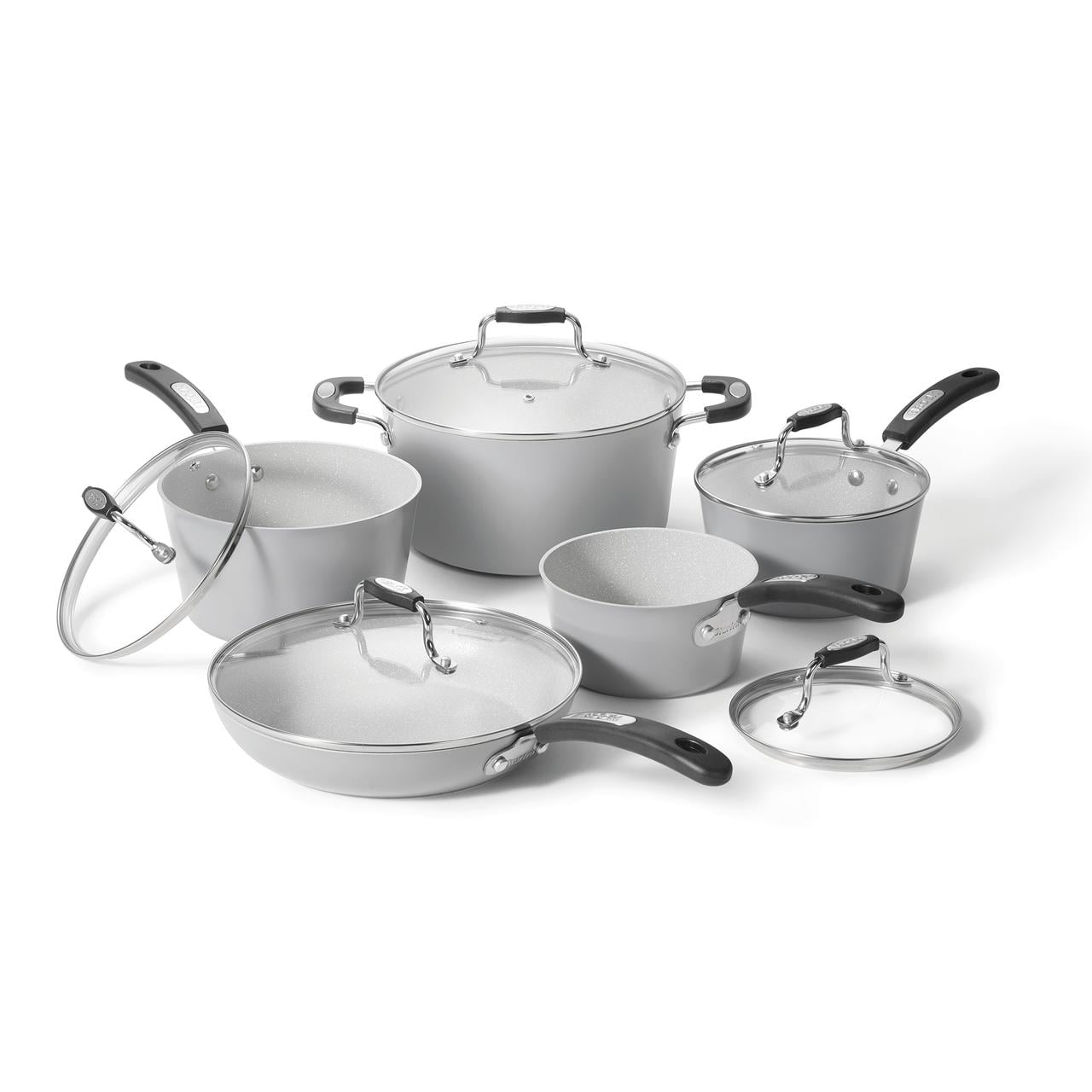 Click here for Starfrit The Rock Terra 10-Piece Cookware Set  Cer... prices