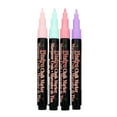 Marvy Uchida Bistro Chalk Markers, Fine Tip, Pastel Colors, 4-Pack ...