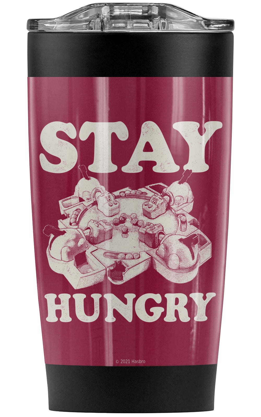 Hungry Hungry Hippos/Stay Hungry Stainless Steel Tumbler 20 oz Coffee ...