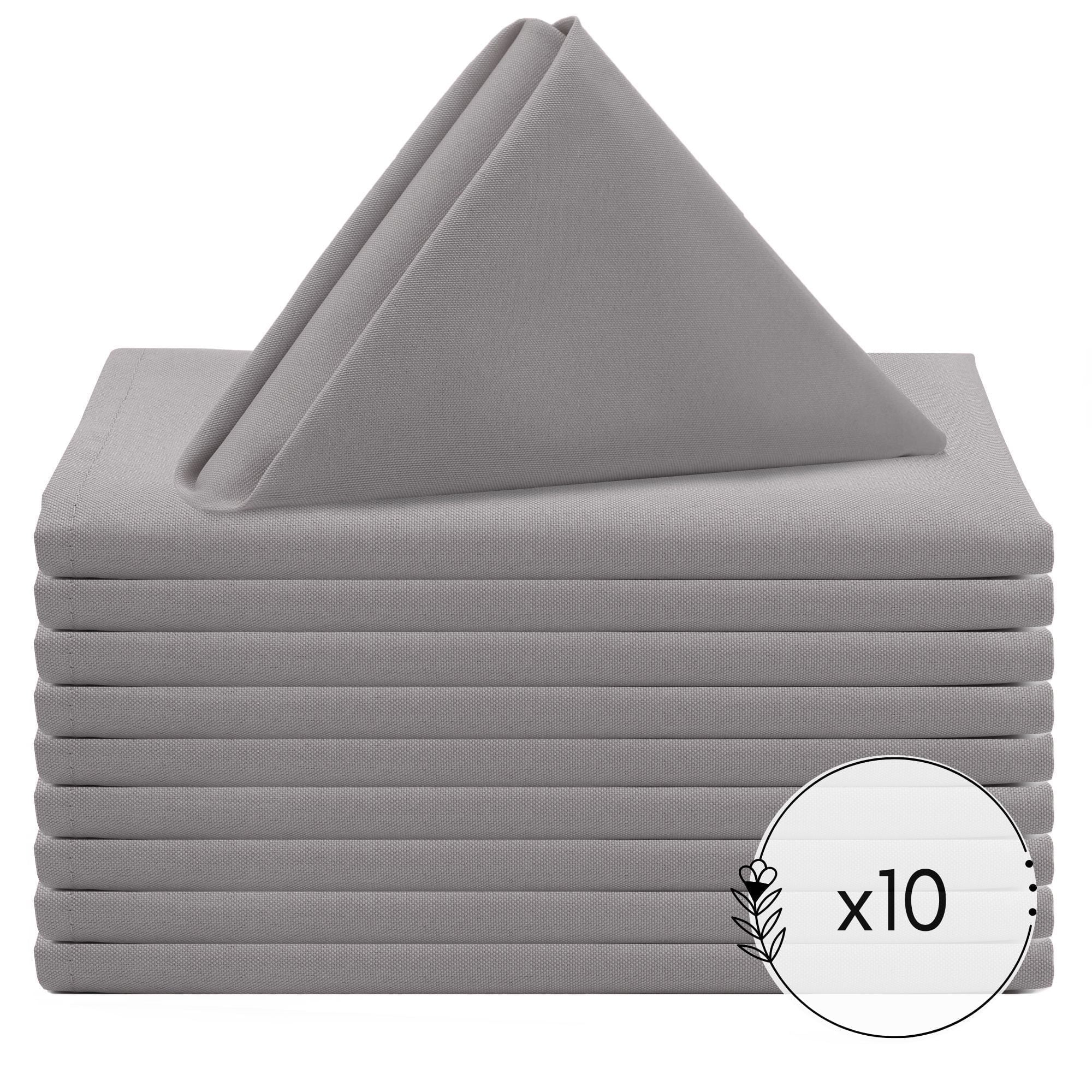 Click here for Nvzi Bulk Cloth Napkins 10 Cloth Napkins-Grey Fabr... prices