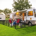 24 Inch 16 Panels Metal Dog Playpen Heavy Duty Indoor Outdoor Pet ...