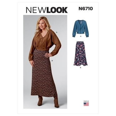 New Look Sewing Pattern 6229 Misses Dresses, Size A (8-10-12-14-16-18 ...