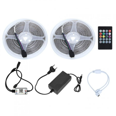 RGB Strip Light, IP64 Waterproof Rating EU 100-240V Led Strip Lights ...