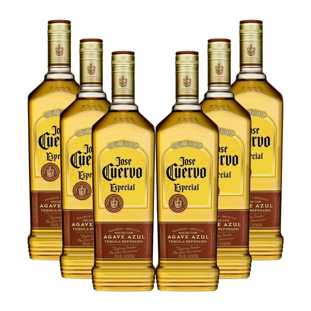 Pack x 6 - Tequila Jose Cuervo Especial Reposado 990 ml Jose Cuervo ...