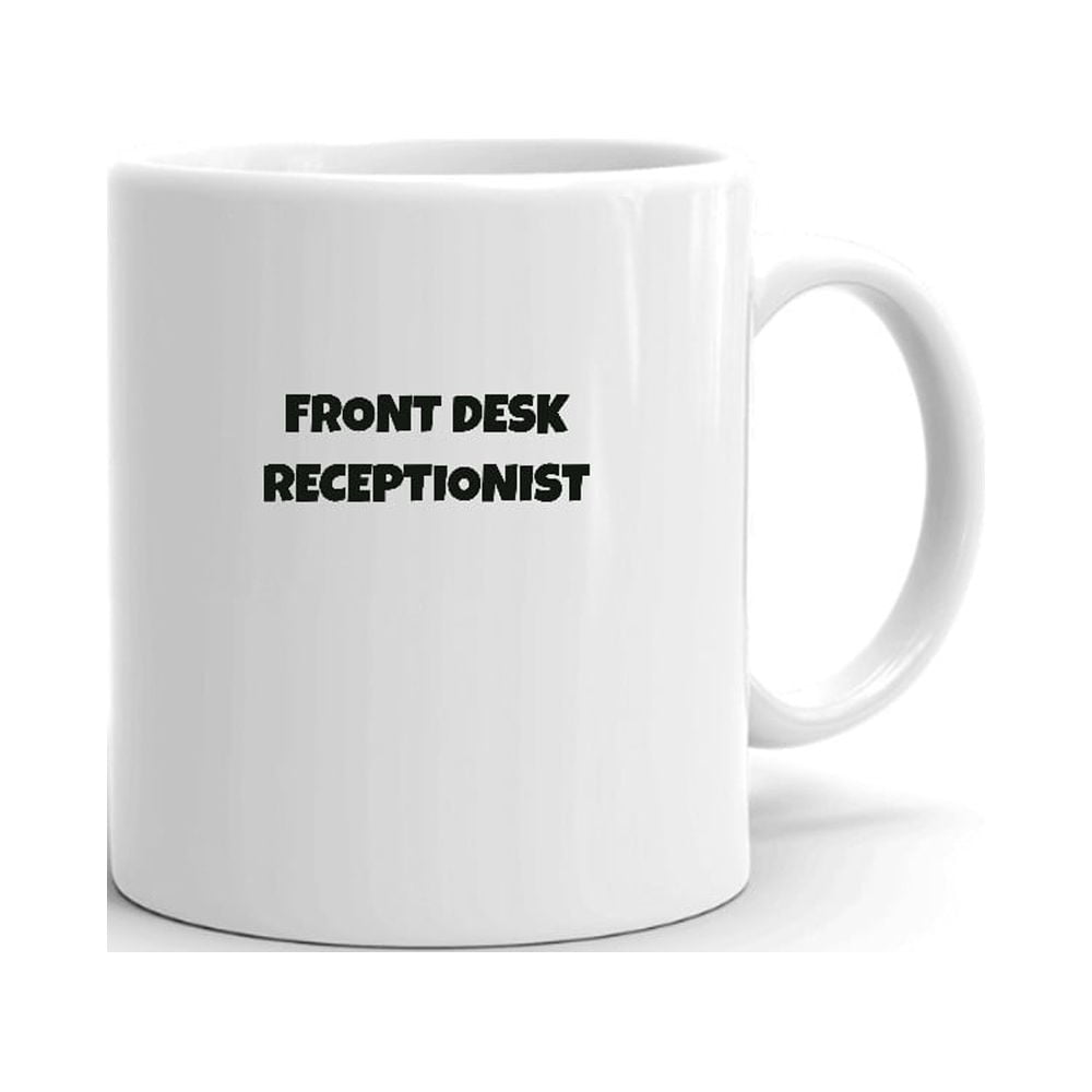 Front Desk Receptionist Fun Style Ceramic Dishwasher And Microwave Safe ...