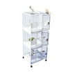 A and E Cage Co. Sanibel Triple Stack Cage-Black - Walmart.com